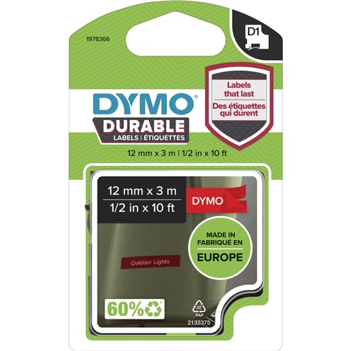 Labelling Machines & Accessories - DYMO D1 Durable Industrial Tape ...